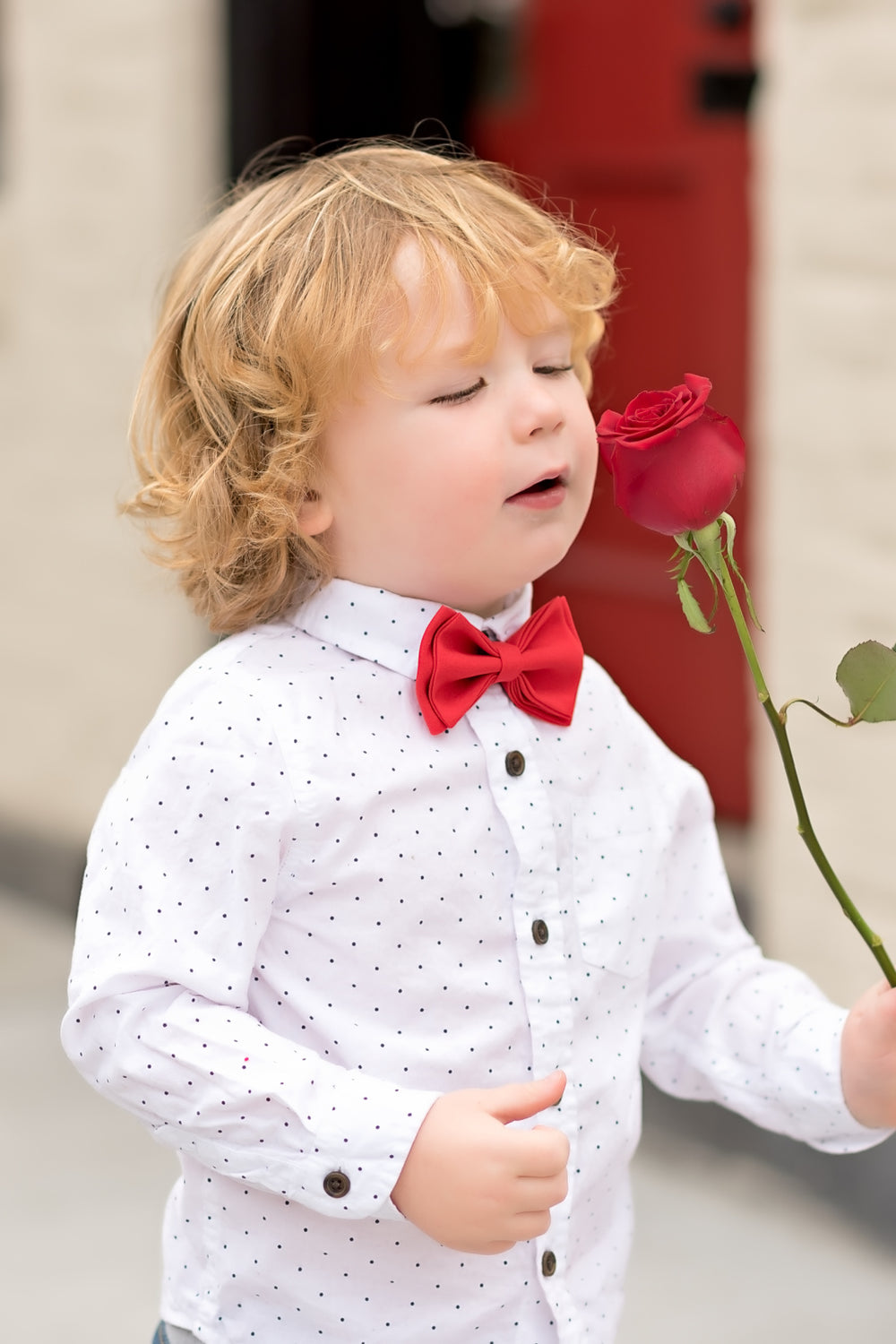 Red Bow Tie - Baby to Adult Sizes - Armoniia